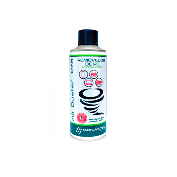 Removedor de Pó Air Duster Pro 400ml 230g - Implastec