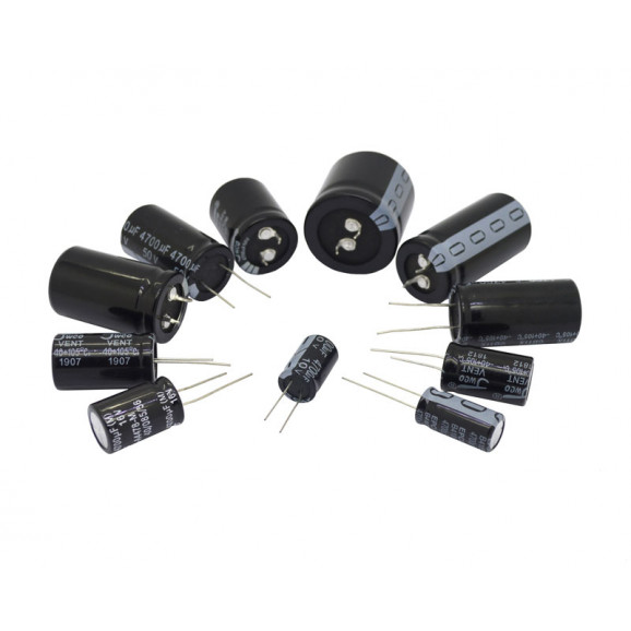 Capacitor Eletrolítico de 4700uF - 6,3V a 100V