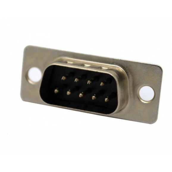 Conector DB09 Macho Solda Fio DS1033-09MBNSISS - Connfly