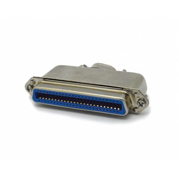 Conector Centronics Fêmea Solda Fio DS1078-50FOL com Capa Metálica - 50 Vias - Connfly