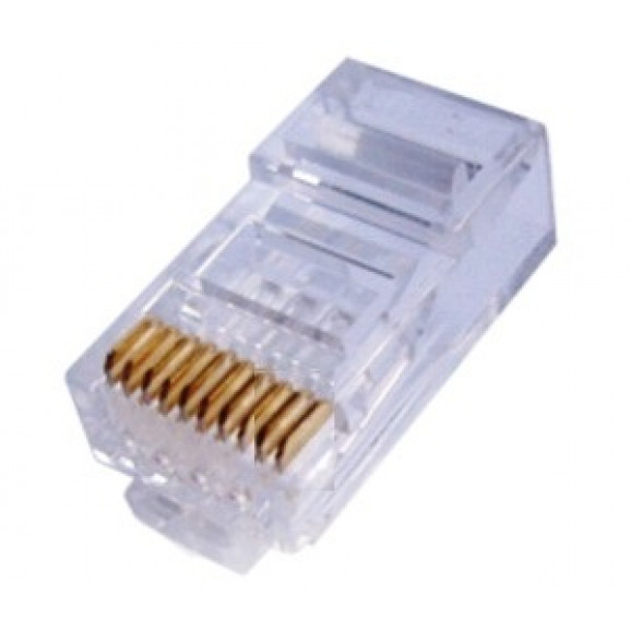 Conector RJ45 Macho com 10 vias