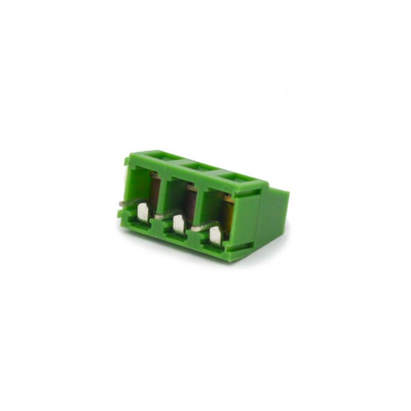 Conector Verde Multipolar WJ127 de 3 Vias - Passo 5,0mm