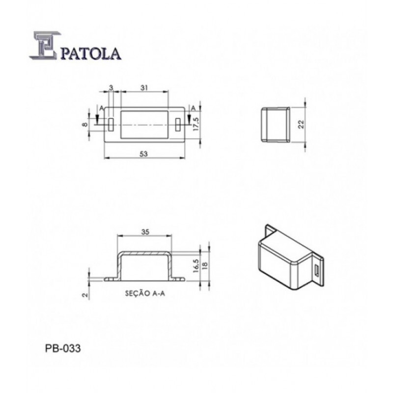 Caixa Plástica PB-033 - Patola