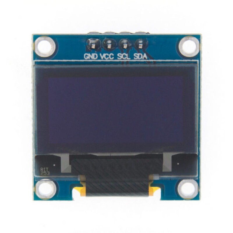 Display OLED 0.96" I2C 128x32 Azul Compatível com Arduino 064-0101 - GC-62