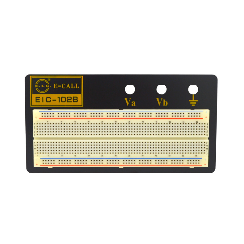 Protoboard 830 Pontos com Kit de Jumpers EIC-102B 165-41-102B - E.I.C.