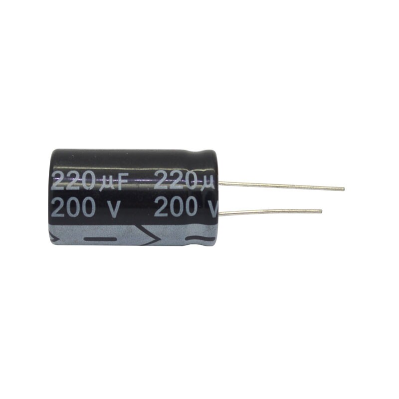 Capacitor Eletrolítico de 220uF - 16V a 450V