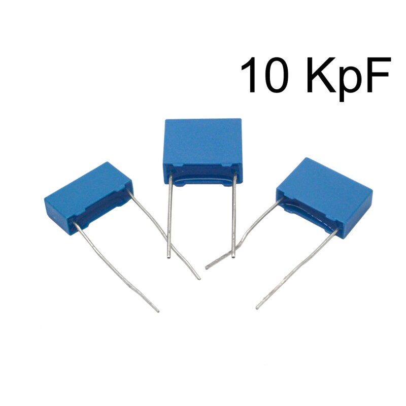 Capacitor Poliéster Film 10KpF ( 0.01uF / 10NF / 103 ) Série B32521 ...