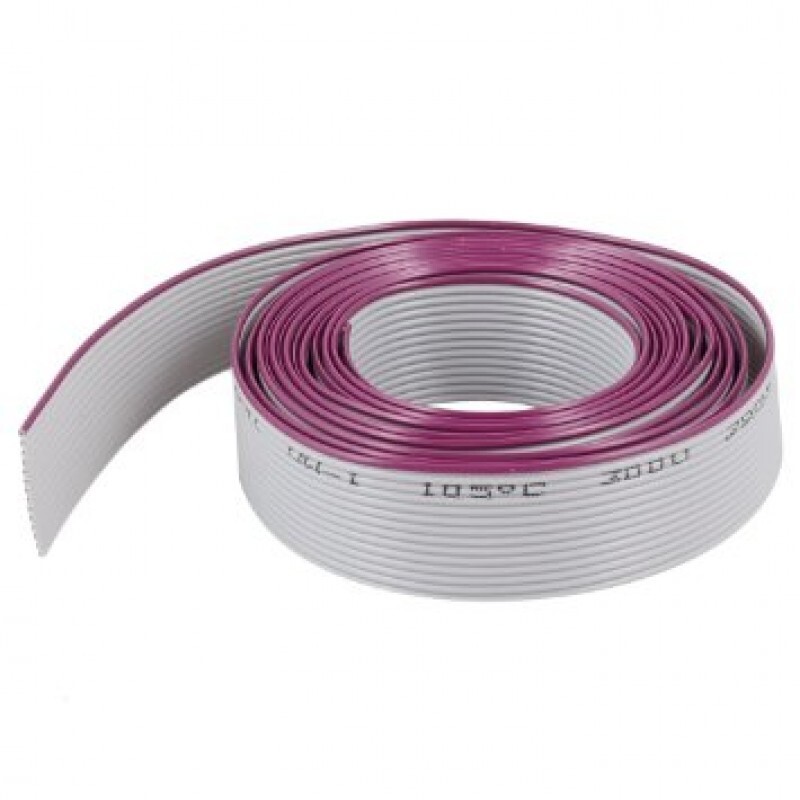 Flat Cable Cinza 28AWG de 10 Vias DS1057-10/A282R - Rolo com 76 Metros
