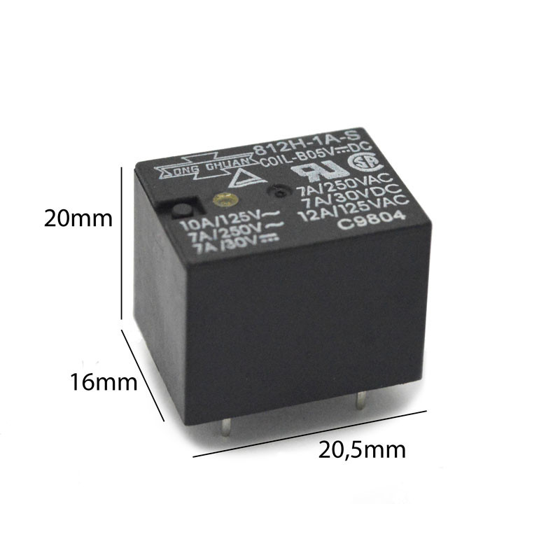 Relé 5VDC 812H-1-A-S-B