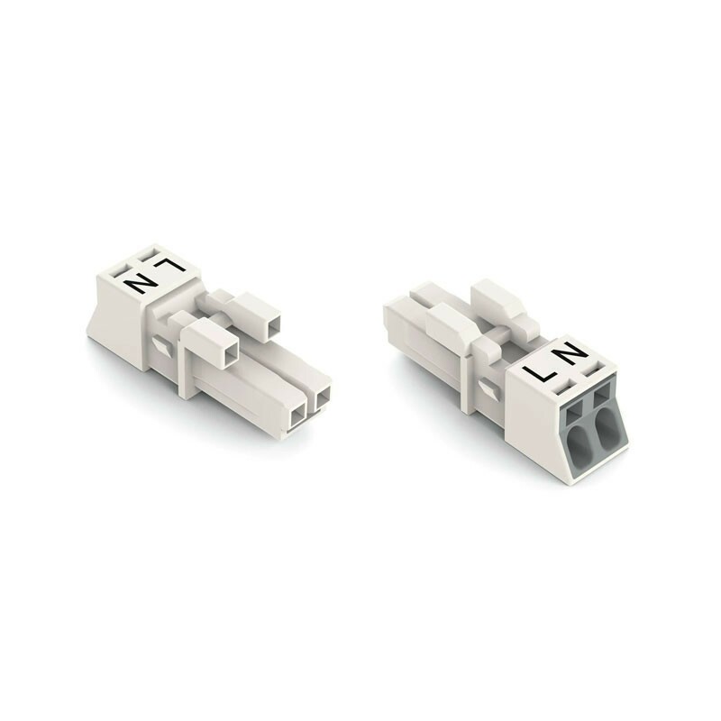 Conector Winsta Fêmea 2 Pólos - 890-222 - Wago