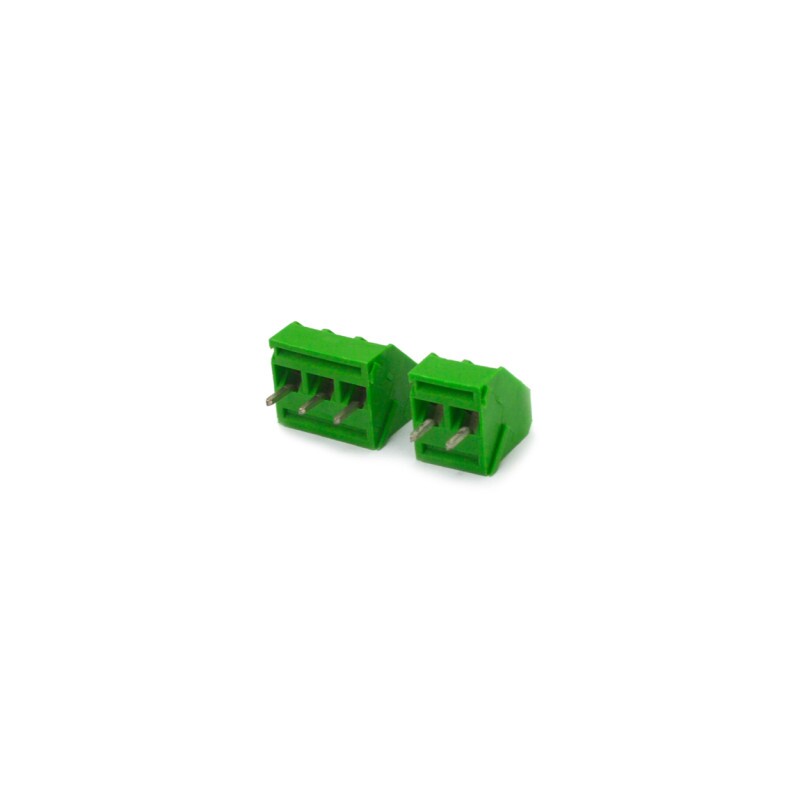 Conector Verde Multipolar AK300 Passo 5,00mm - 2 a 3 Vias - Phoenix Mecano
