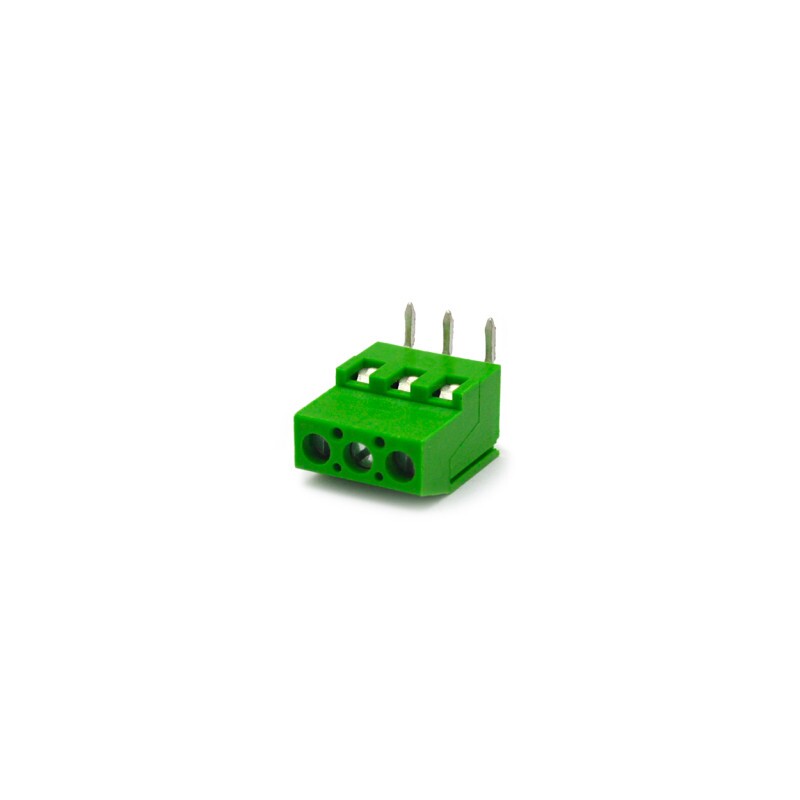 Conector Verde Multipolar AK700 Horizontal Passo de 5.00mm - 2 e 3 Vias - Phoenix Mecano