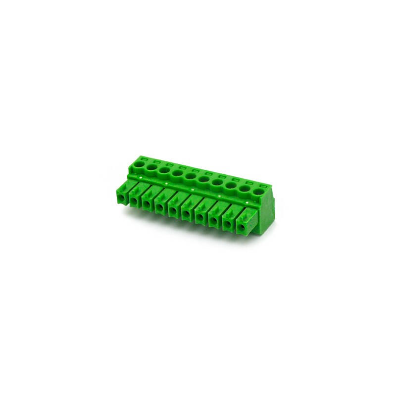 Conector Verde Multipolar AKZ1550 Fêmea Passo 3,81mm - 2 a 16 Vias ...