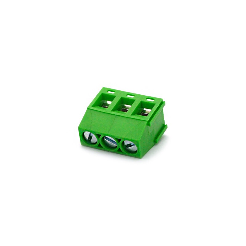 Conector Verde Multipolar AKZ350.03 Fixo Fêmea 180º (Vertical) de 3 ...