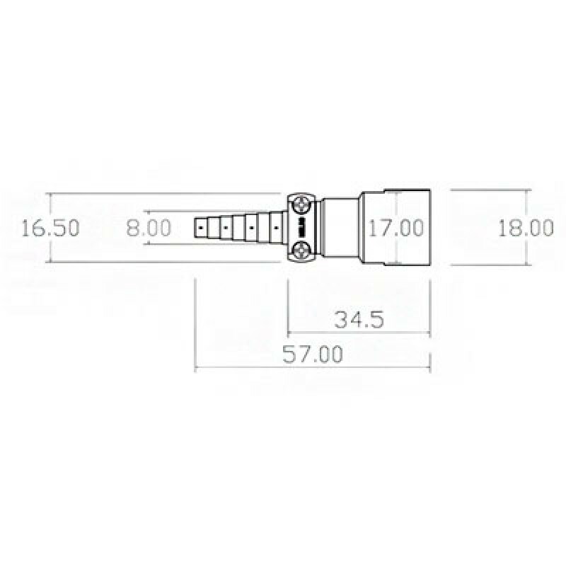 Conector Circular em Alumínio para Cabo - AMC-1 - Melro