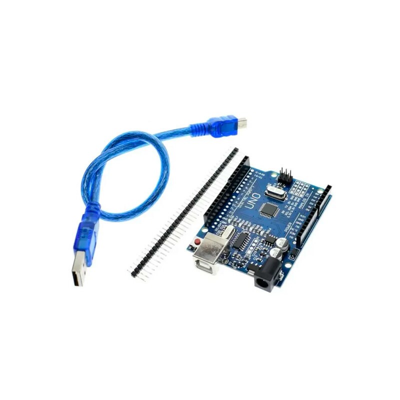 Placa Arduino Uno R3 Digital CH340 SMD com Cabo USB