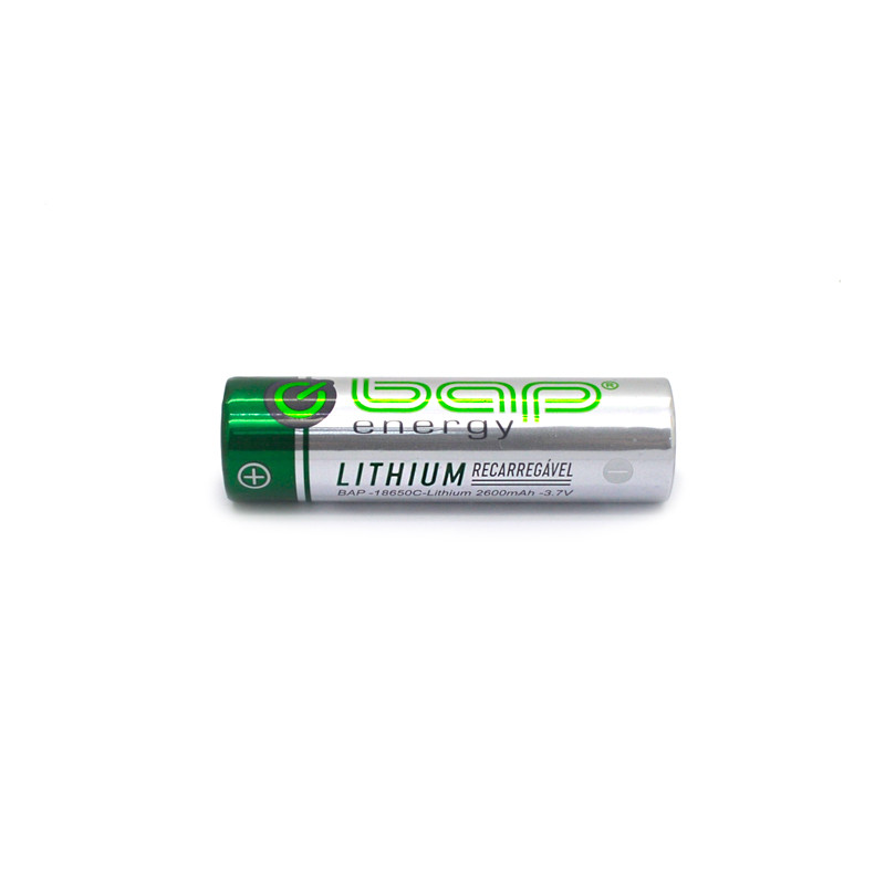 Bateria Recarregável BAP-18650 3,7v 2600 mAh
