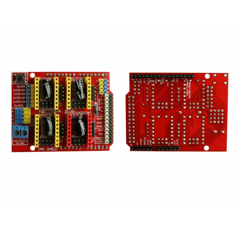 CNC Shield V3 Impressora 3D para 4 Drivers Compatível com Arduino A4988 ...