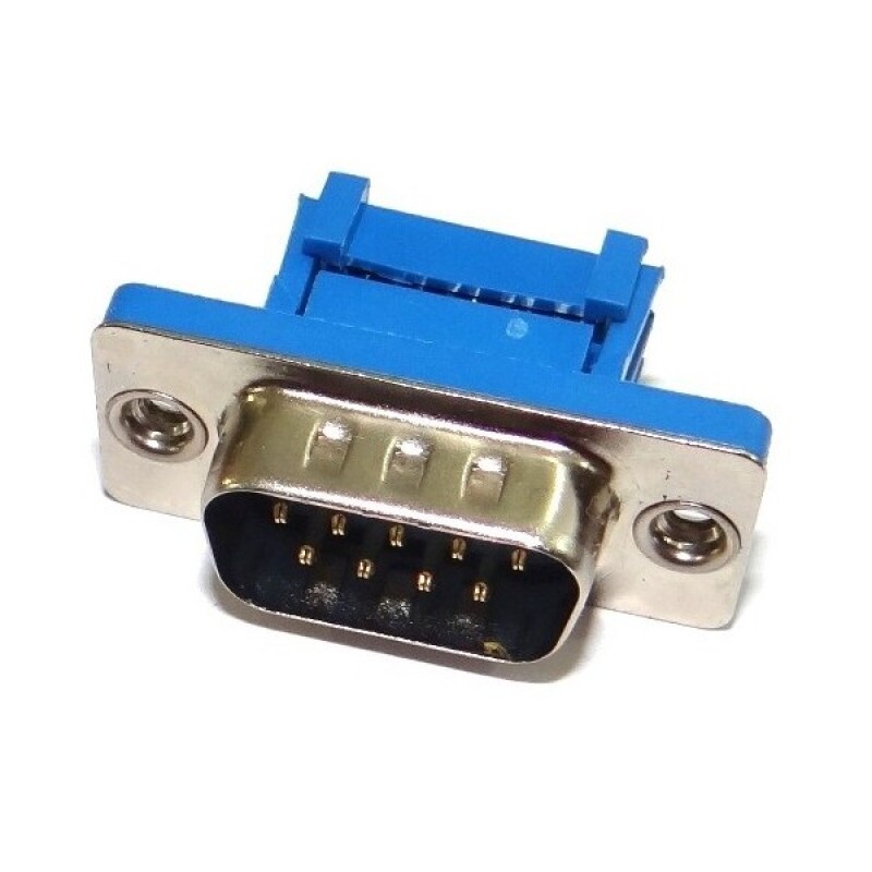 Conector DB09 Macho Para Cabo Flat