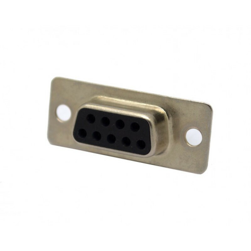 Conector DB09 Fêmea 180º Solda Fio DS1033-09FBNSISS - Connfly