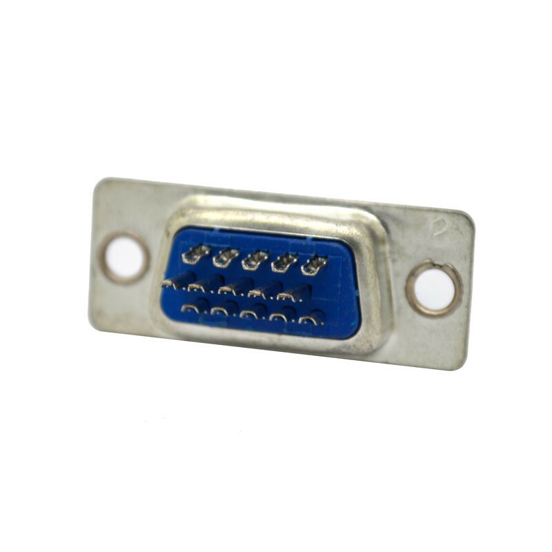 Conector DB15 Macho Solda Fio VGA