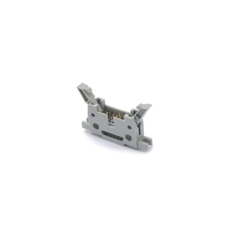 Conector Header com Ejetor e Fixação para Cabo Flat IDC - 10 a 64 Vias ...