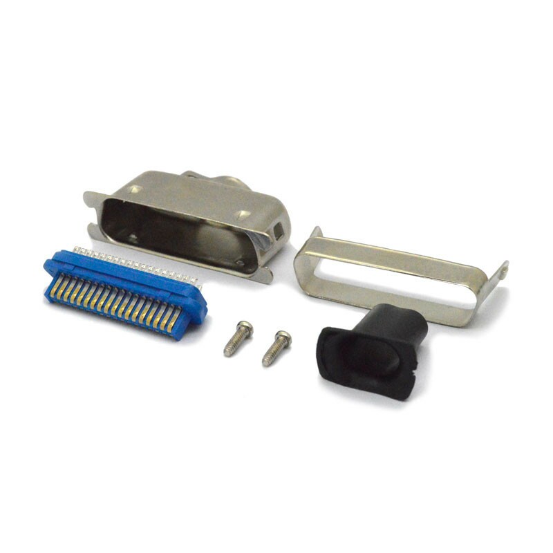 Conector Centronics Macho Solda Fio DS1078-36MOL com Capa Metálica - 36 ...