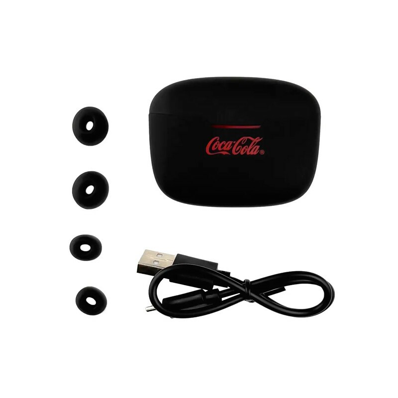 Fone de Ouvido TWS Flow Earbuds Coca-Cola - Preto - 2097