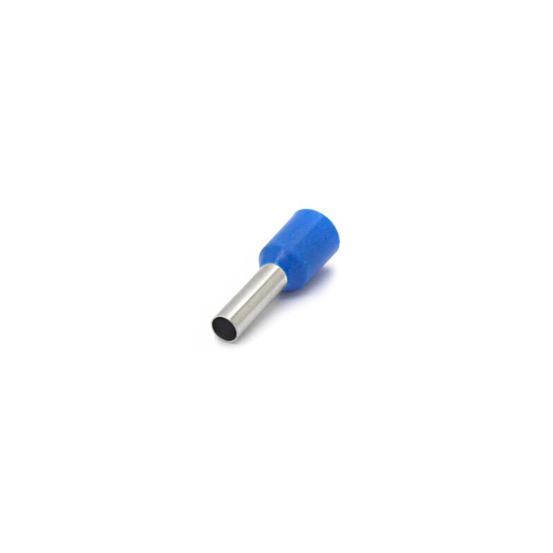 Terminal Tubular Ilhós Isolado 14 AWG 2.50mm² Azul - ES12150-1 - Eletro ...