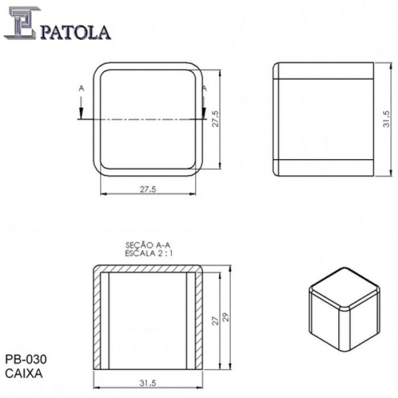 Caixa Plástica PB-030 - Patola - Caixa 59A