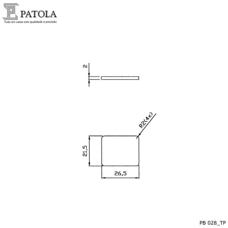 Caixa Plástica PB-028 - Patola