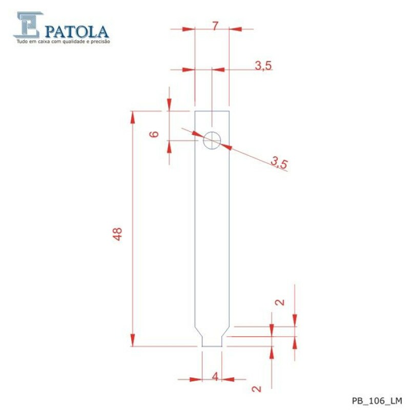 Caixa Plástica PB-106 - Patola