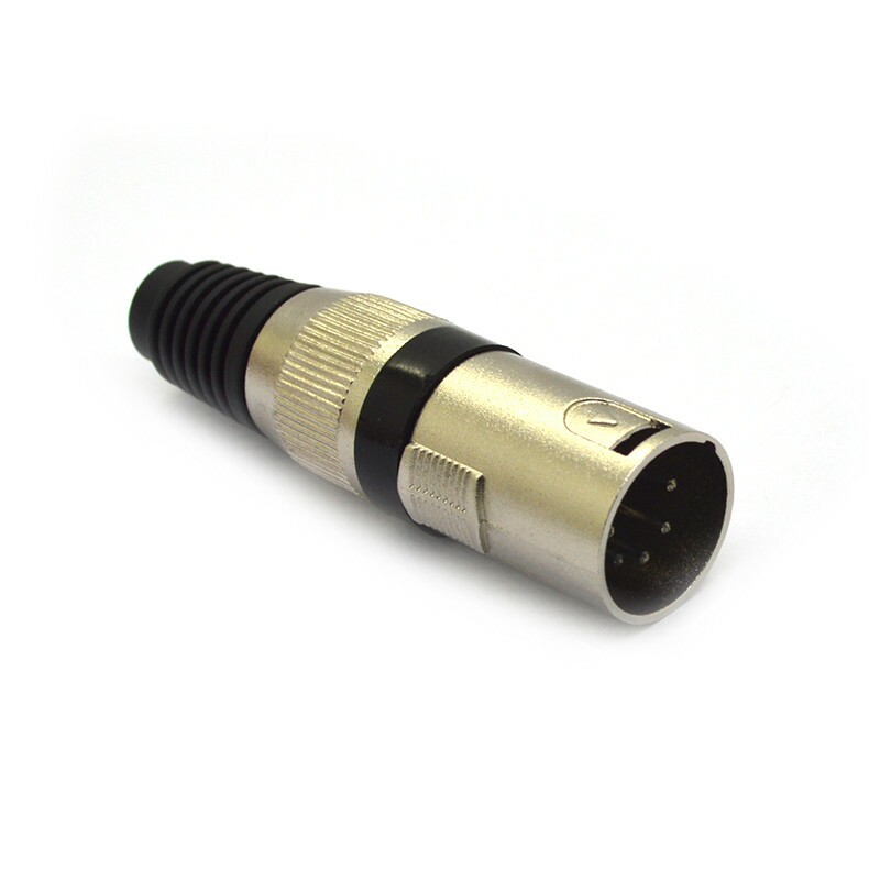 Conector Canon Macho 5 Vias JD15-3503C - Jinda