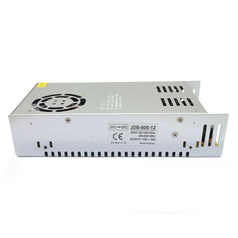 Fonte de Alimentação Chaveada 12V/50A 60/50Hz - JDB-600-12