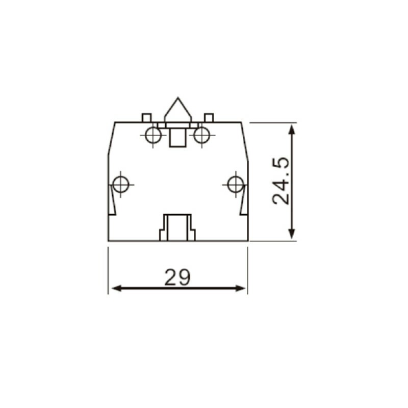 Bloco de Contato (NA) para Botões - LAY5-BE101 - JNG