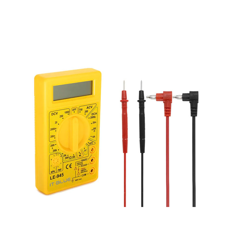 Multímetro Digital com Buzzer - LE-1945 - IT Blue