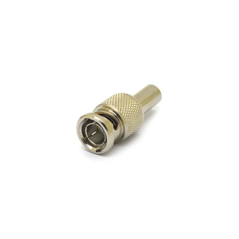 Conector BNC 75 Ohms Macho Reto Cabo Crimpagem RGC 59 - LM-64 - Gav 42 - KLC