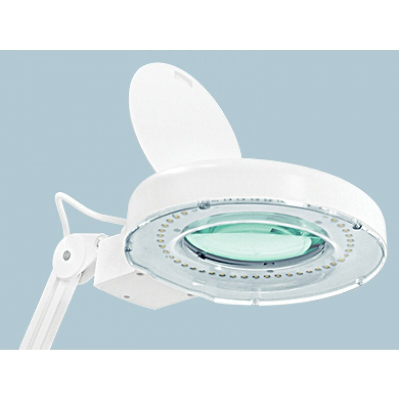 Lupa de Bancada com Luminária LED Solver HL-500 LED 8x - Bivolt