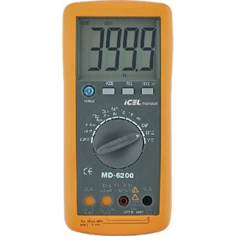 Multímetro Digital MD-6200 - ICEL Manaus