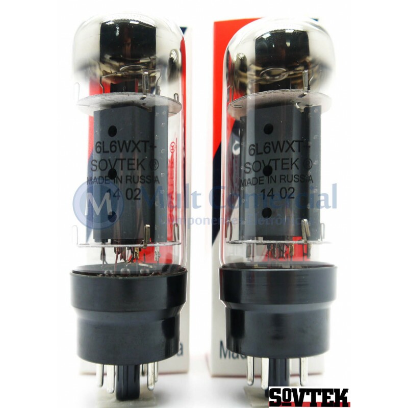 Quarteto Casado da Válvula 6L6WXT+ (Plus) Pentodo de Potência Sovtek