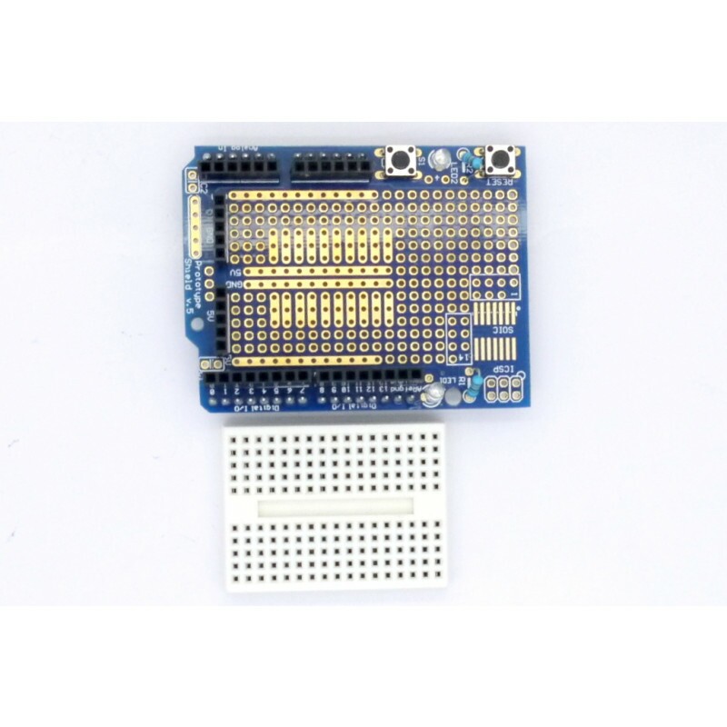 Módulo Protoshield Compatível com Arduino Mini Protoboard UNO R3 V.5 Shield - GC-10