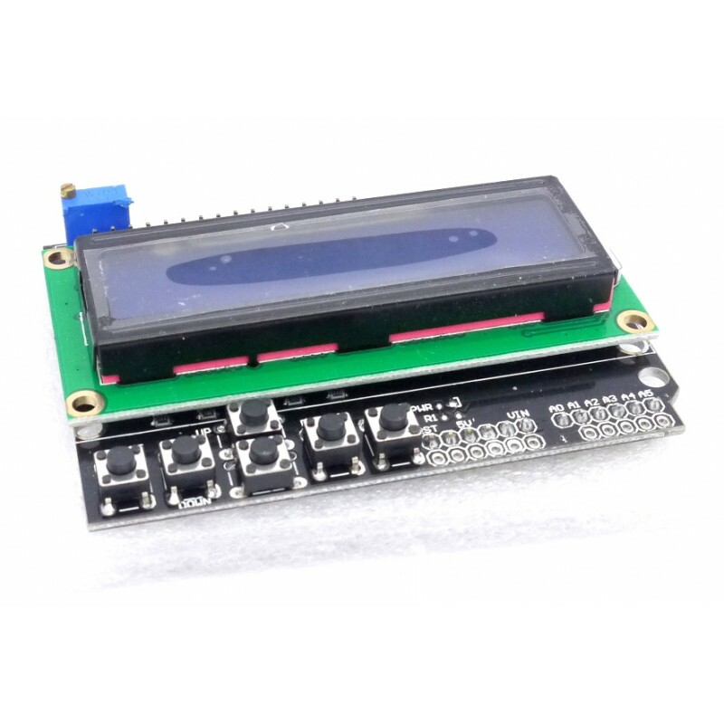 Display Lcd Keypad Shield 16x02 Com Teclado Compatível Com Arduino Gc 11