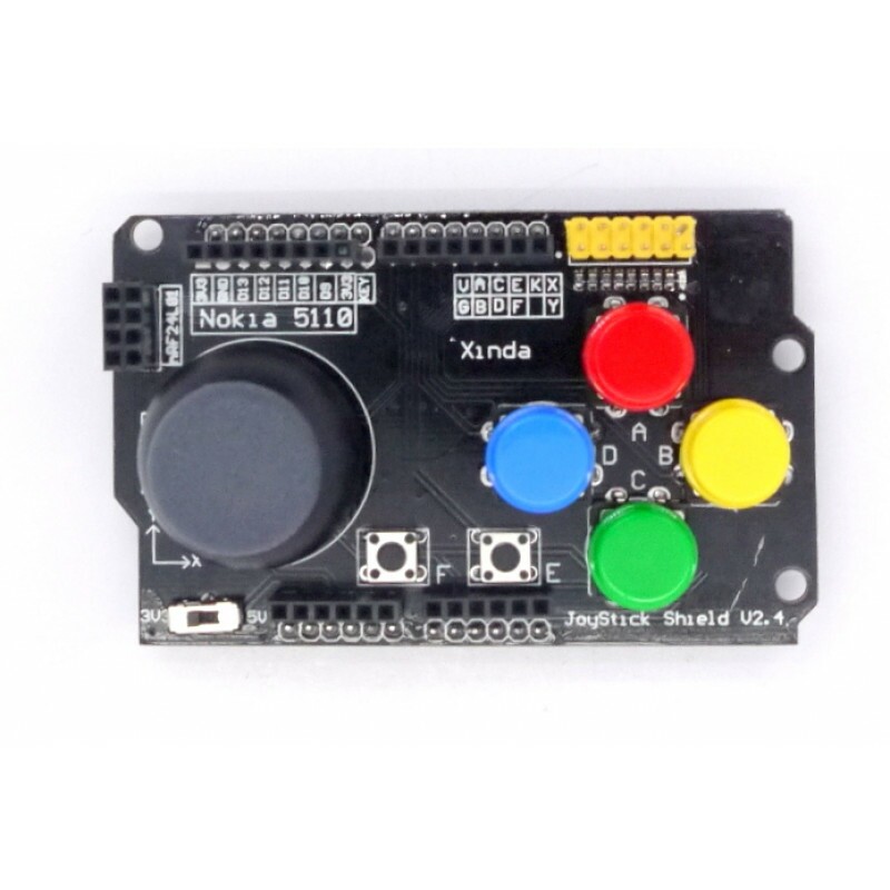 Joystick para Games Shield para Arduino com botões coloridos - GC-05