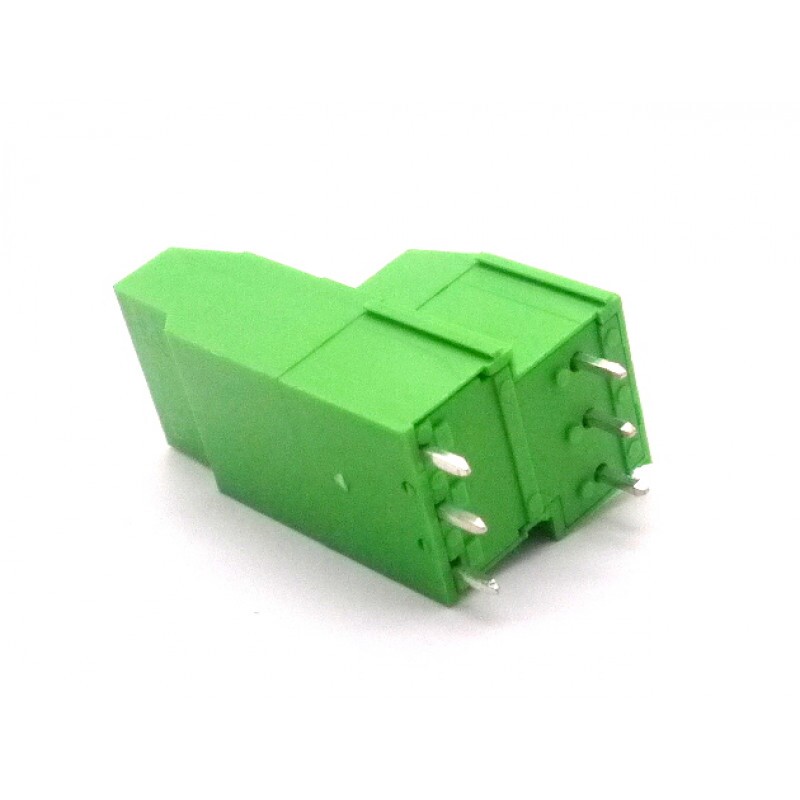 Conector Verde Multipolar AKZ750-03 Macho de 3 vias - Passo 5.08mm - Phoenix Mecano