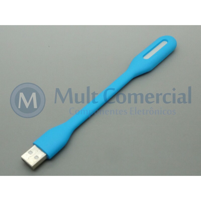Lâmpada Led USB Portátil - Azul