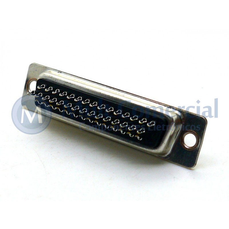 Conector DB44 Fêmea Solda Fio VGA DS1035-44FBNSISS - Connfly