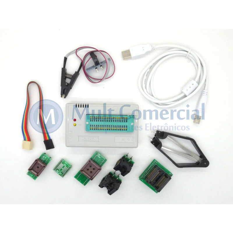 Kit Programador Mini PRO TL866A Eprom Flash Avr Pic Suporte a Icsp