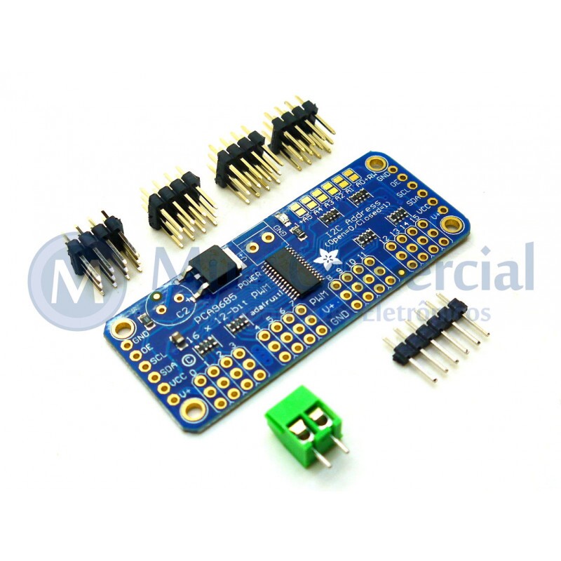Módulo PWM Servo 16 canais PCA9685