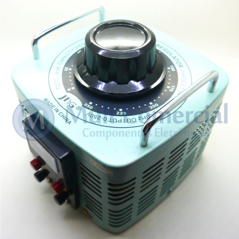 Variador de Voltagem Monofásico (Variac) TDGC2-3KVA 12A