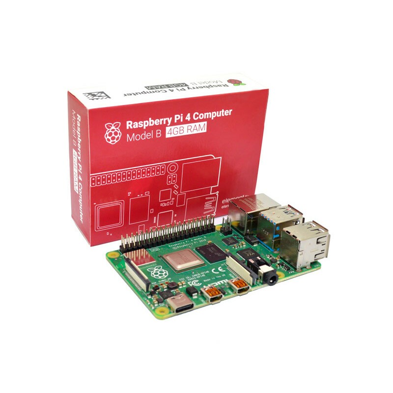 Placa Raspberry modelo PI 4 B com 4GBs | MultComercial